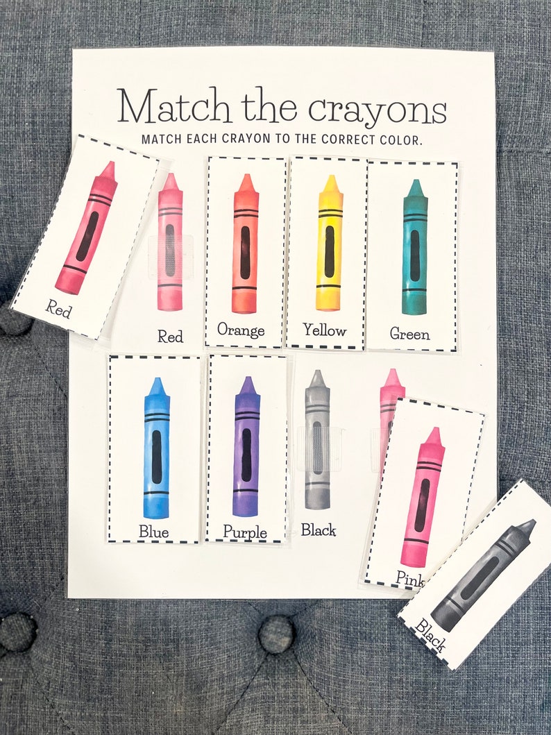 Color Matching Activity, Preschool Activities, Color Activities ...