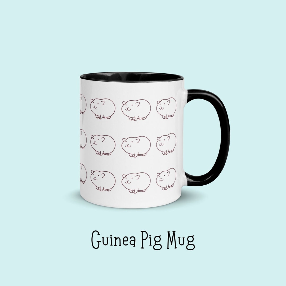Guinea Pig Mug Guinea Pig Lover Mug Colored Mug Pet Parent Gifts Cute ...