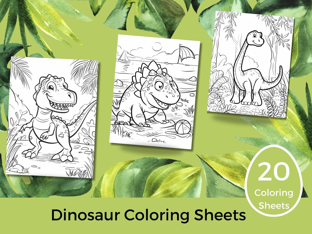 Dinosaur Coloring Pages Printable, Coloring Pages for Kid, March ...