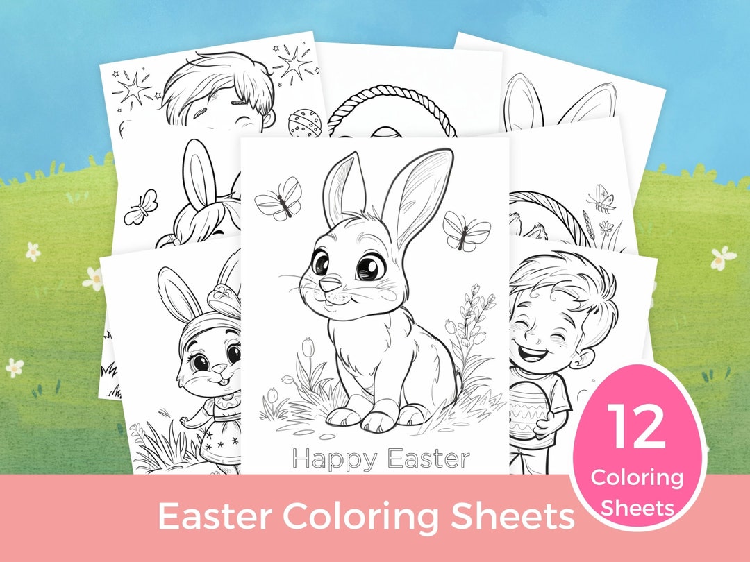 Easter Coloring Pages for Kids, Easter Coloring Pages, Easter Printable ...
