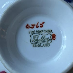 Vintage Shelley Fruit Bone China Teacup England - Etsy