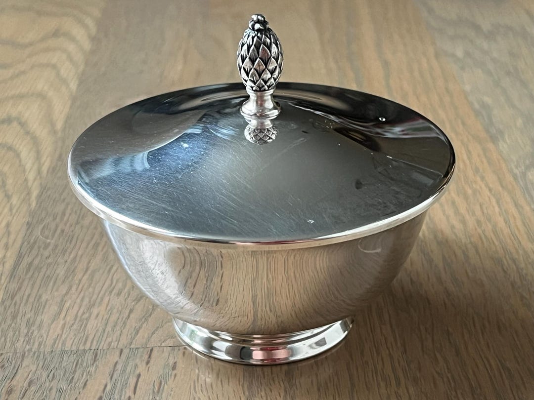 Vintage Oneida Silverplate Sugar Candy Bowl - Etsy