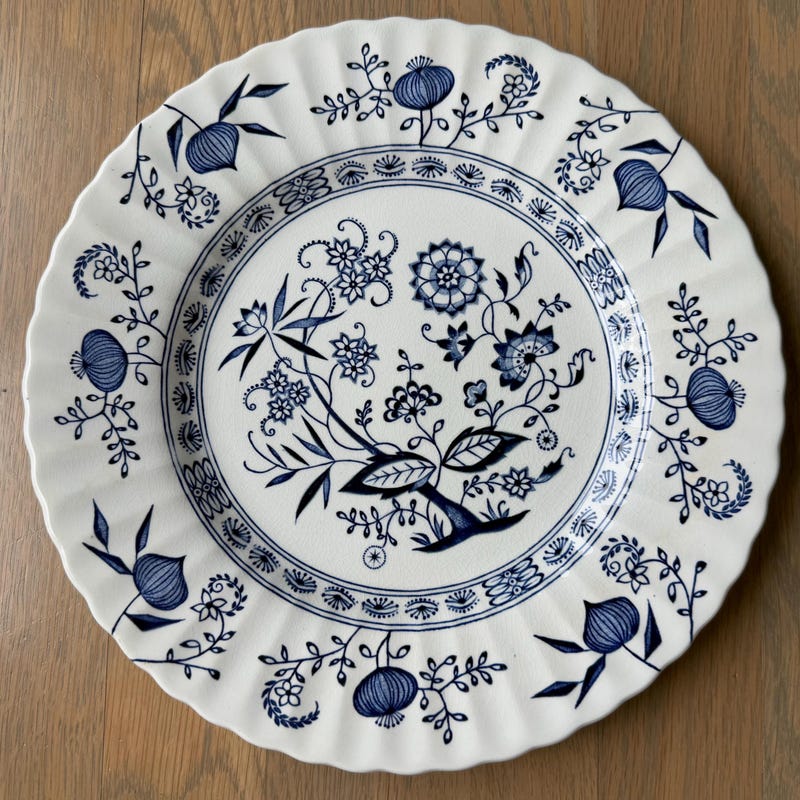 Blue and White Plates - Etsy