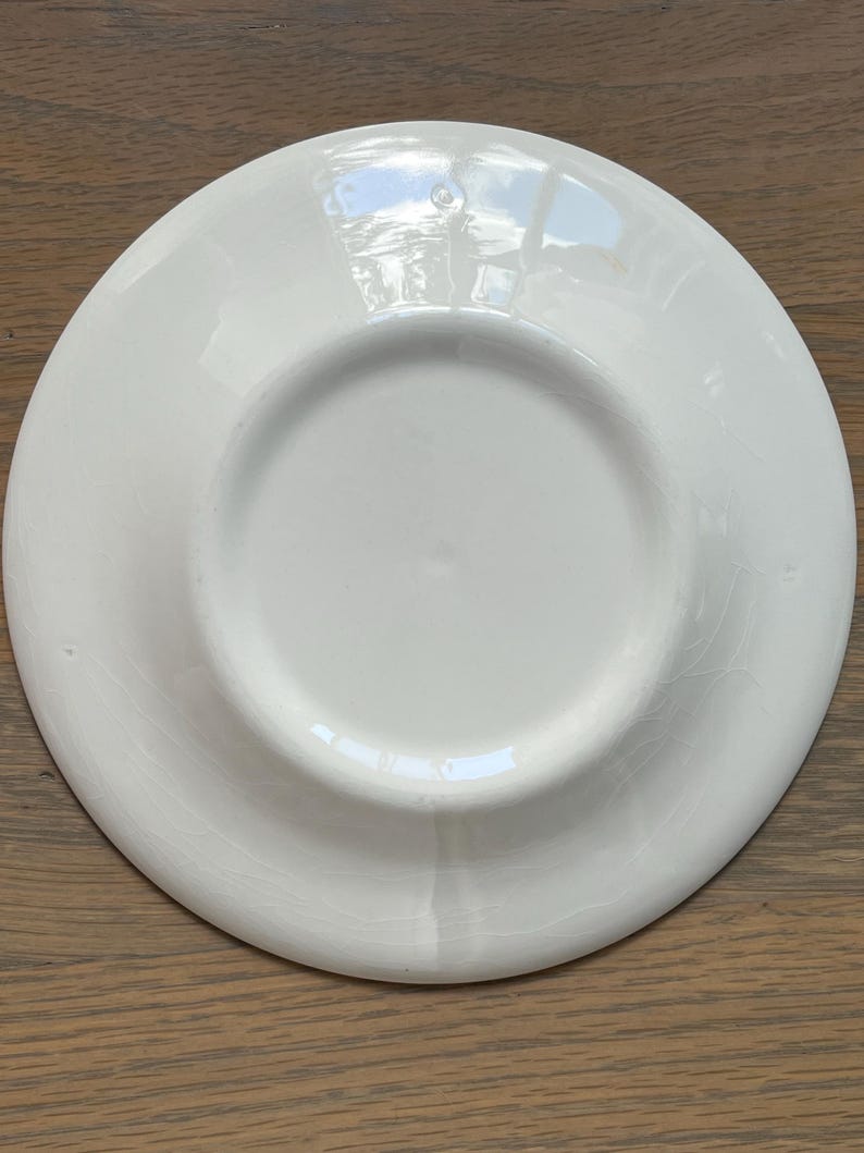 Vintage Royal Ironstone Memory Lane Red and White Plate England - Etsy