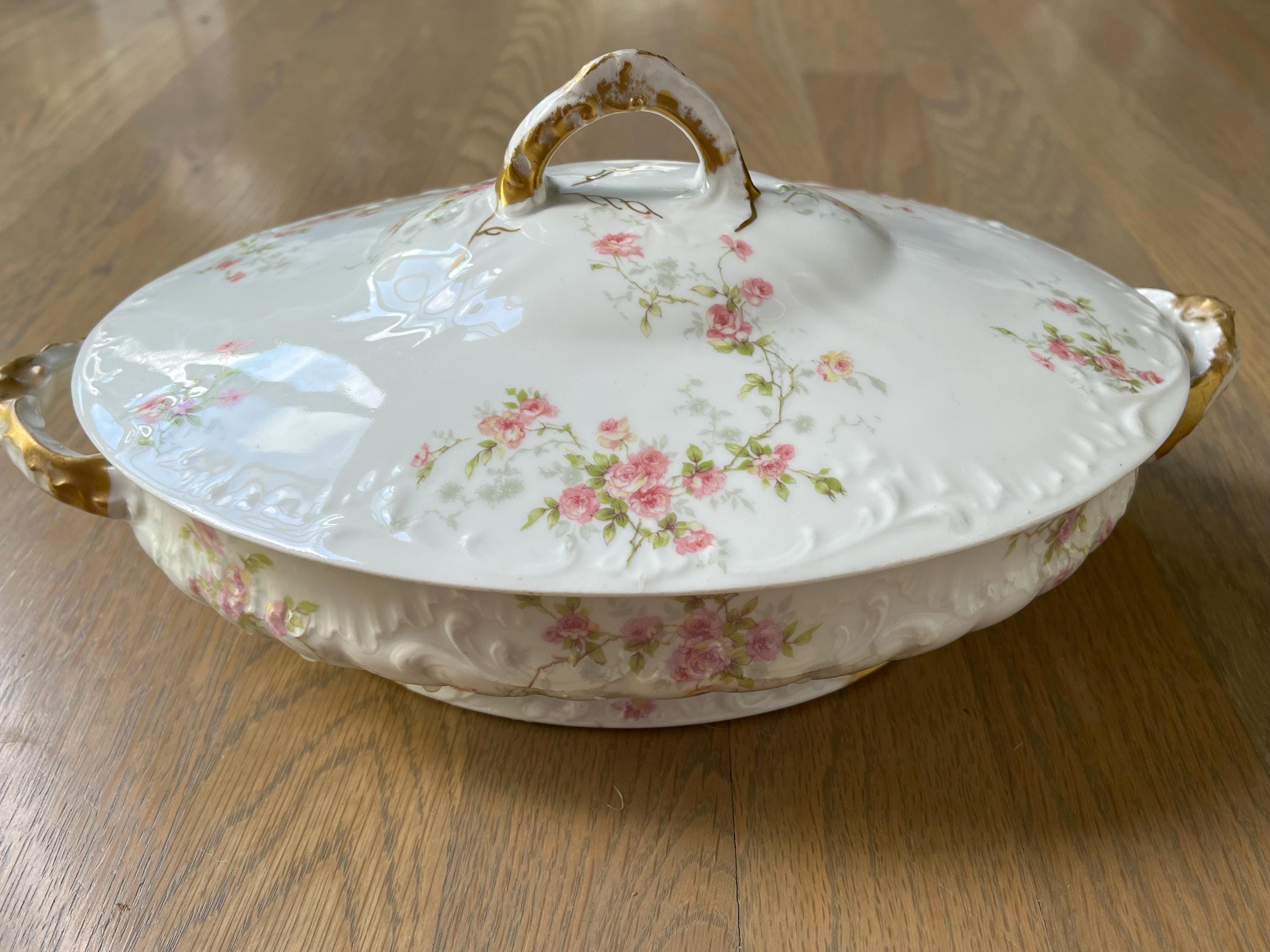 Vintage Theodore Haviland Limoges, France Porcelain Covered Casserole ...