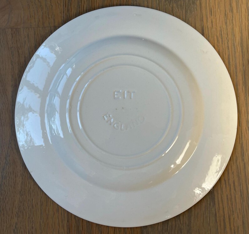 Vintage Ironstone EIT Blue Willow Blue and White Plate 7 England - Etsy