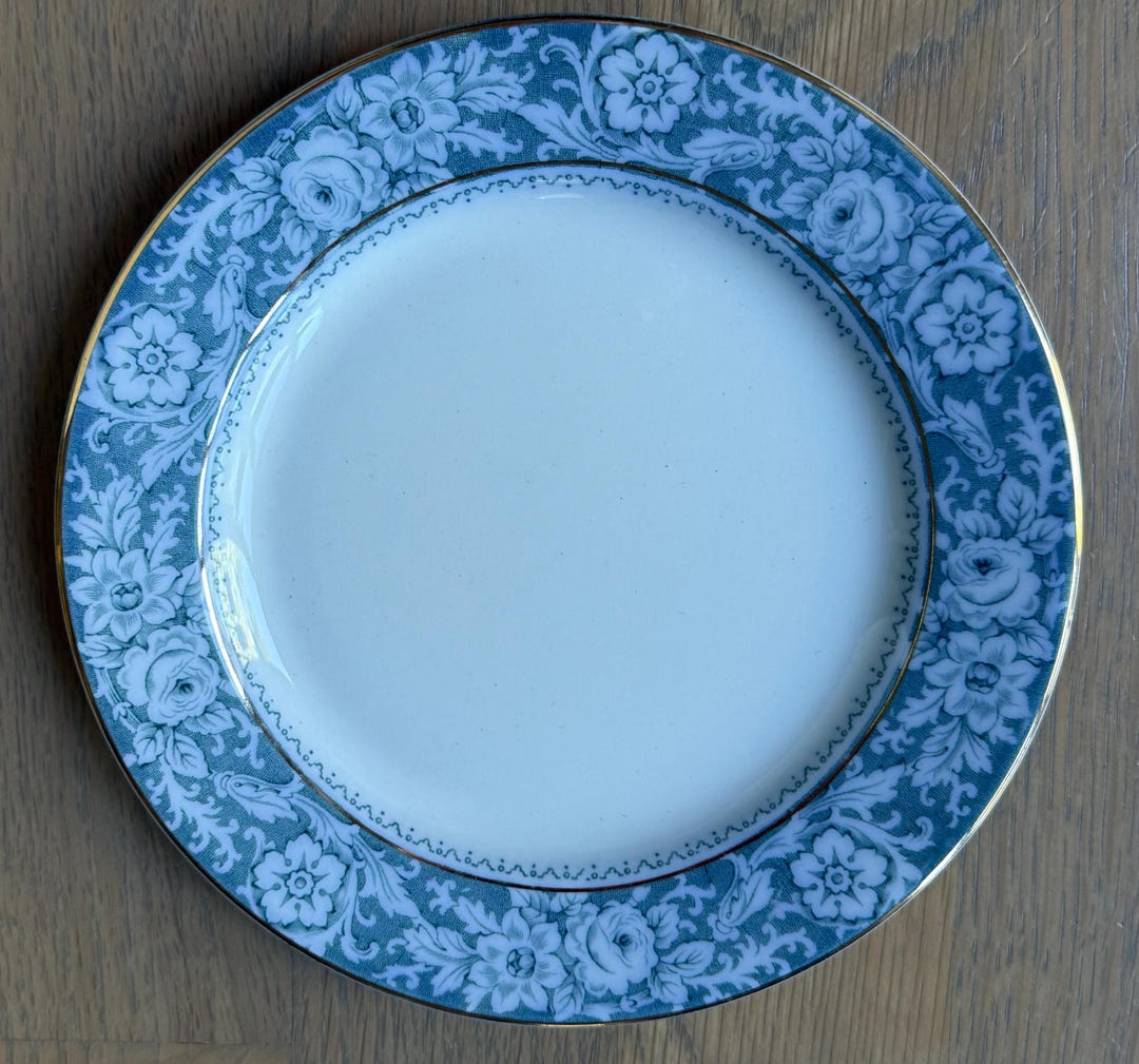Vintage Henley Blue Johnson Brothers Blue and White Plate 6.25" England ...