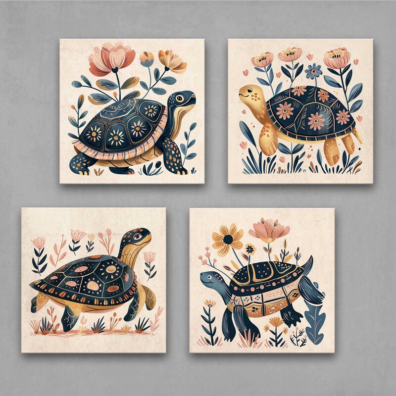 Turtle Art - Etsy