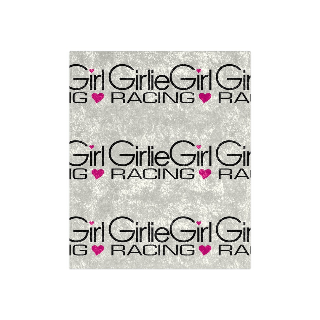 Girliegirl Racing Girlie Girl Home Decor Crushed Velvet Blanket Ts For Her Living Room