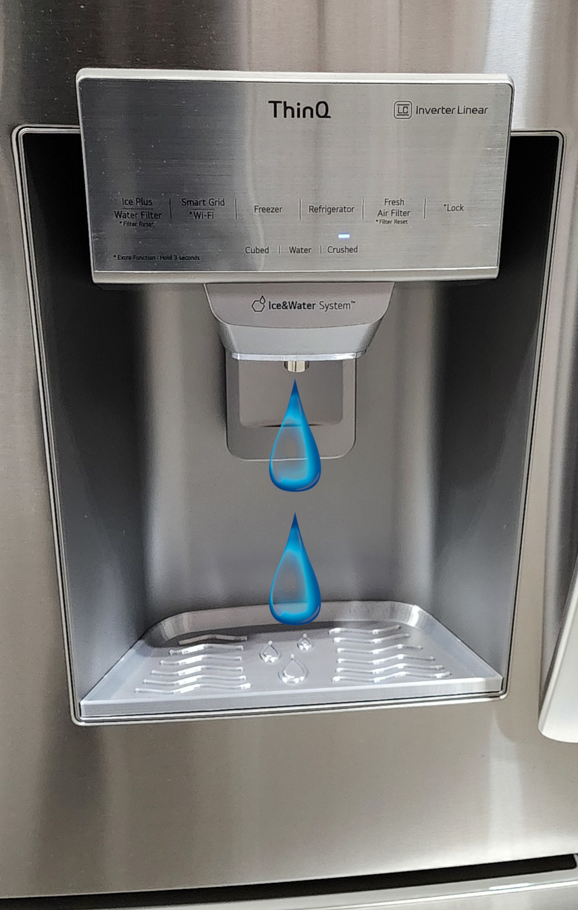 LG Refrigerator Drip Tray | Exact Fit | Thinq Water Dispenser Spill ...
