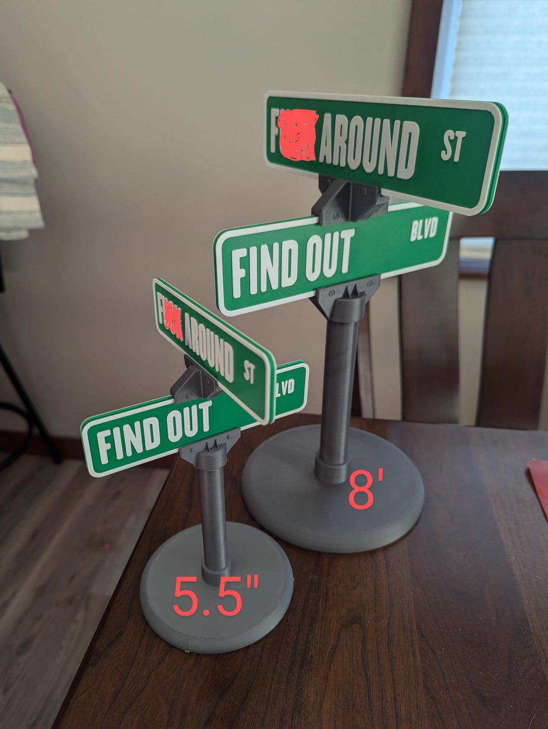 Fuck Around Find Out Street Sign - Etsy