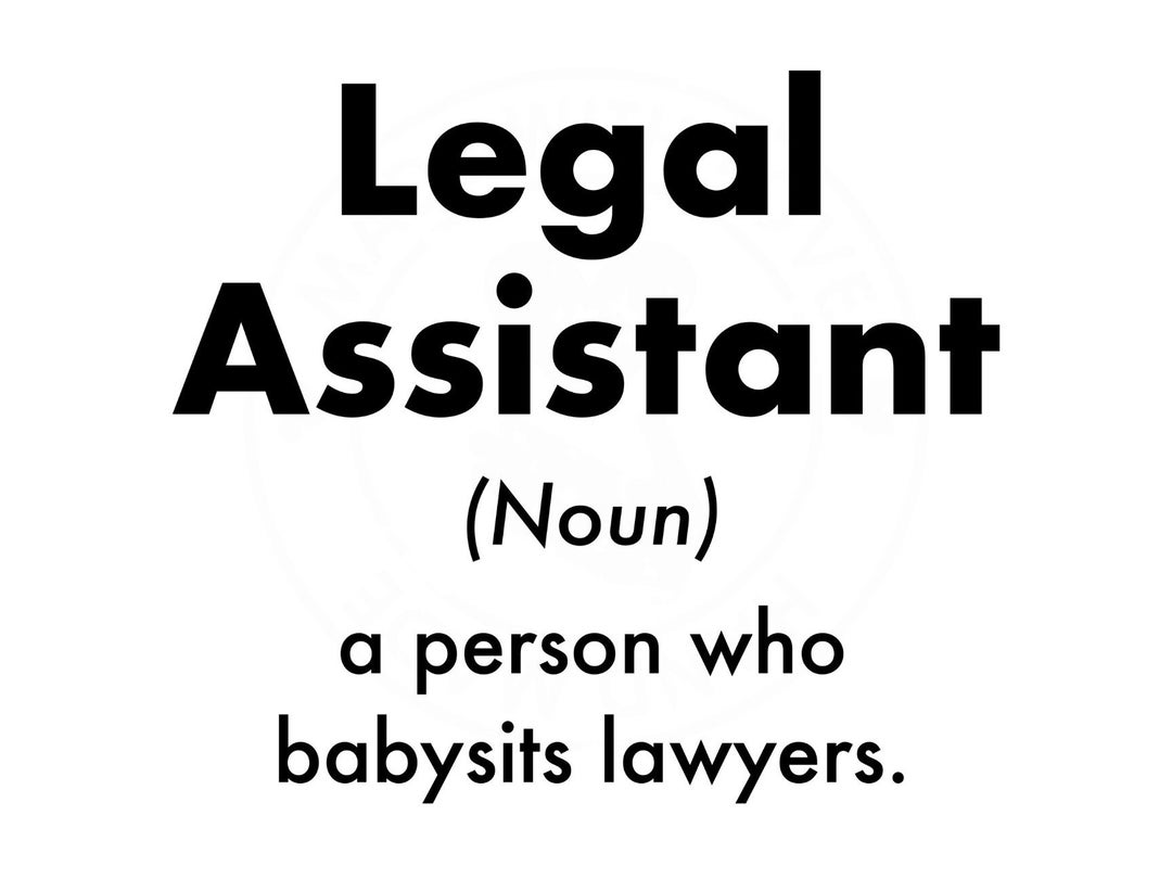 Legal Assistant DIGITAL DOWNLOAD | Lawyer Secretary Gift Idea Paralegal ...