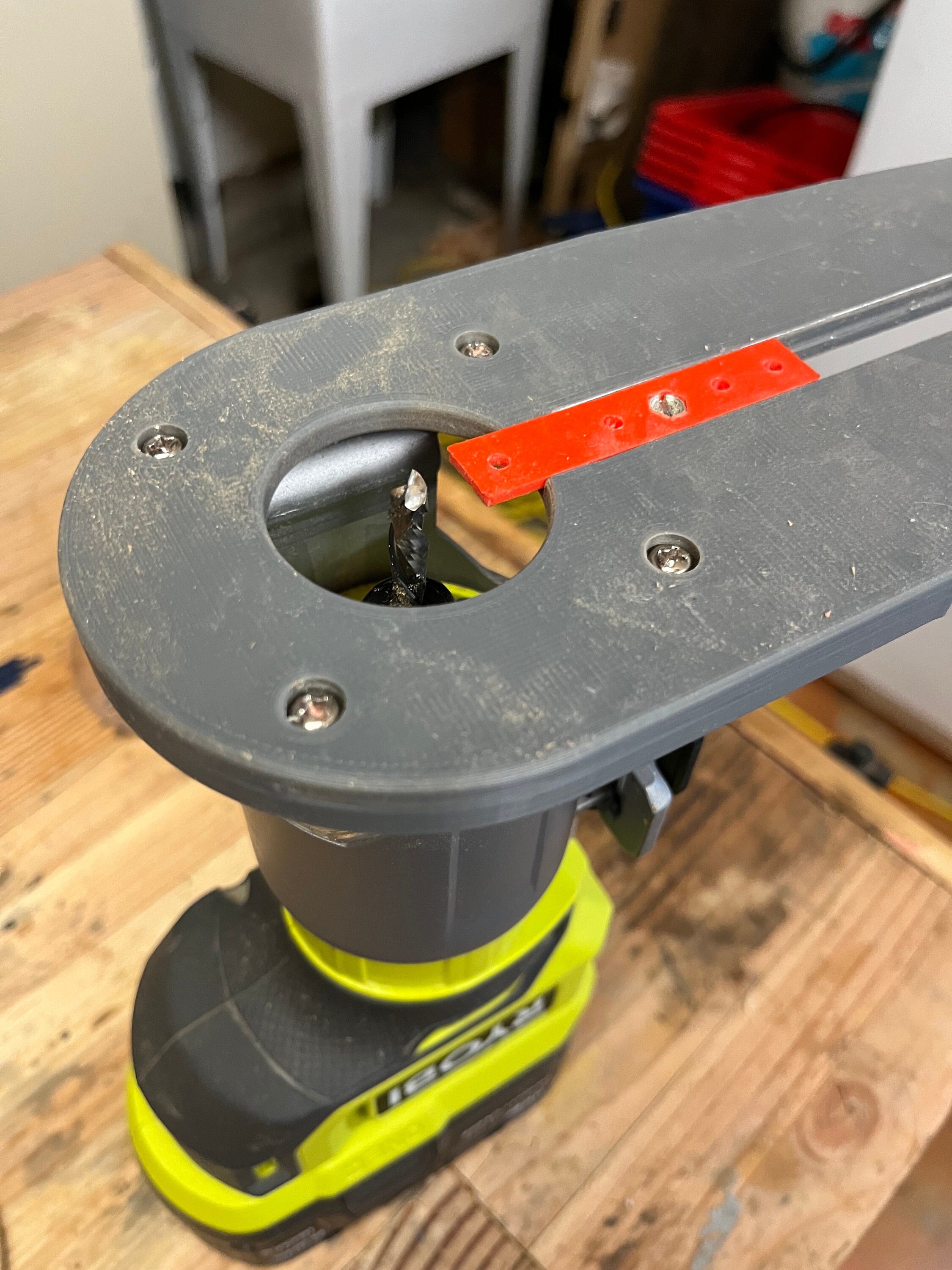 Adjustable Circle Cutting Jig Compatible With Ryobi ONE+ Compact Router ...
