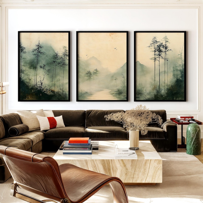 Japanese Art Print Sage - Etsy