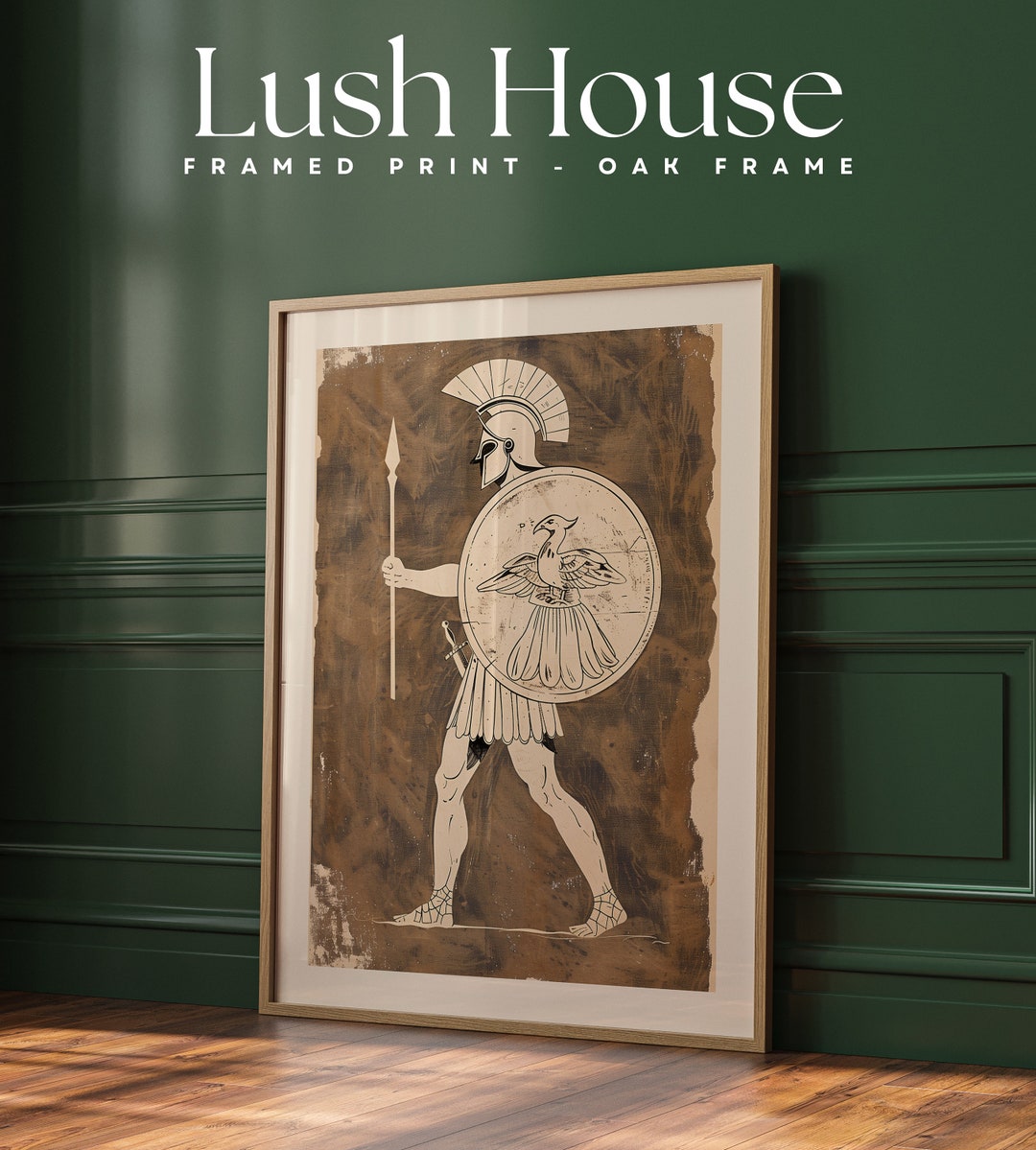 Roman Soldier Sketch Figure Art Vintage Sketch Art Roman Wall Art ...