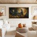 Halloween Frame TV Art, Celestial Witch Painting, Female Portrait Child ...