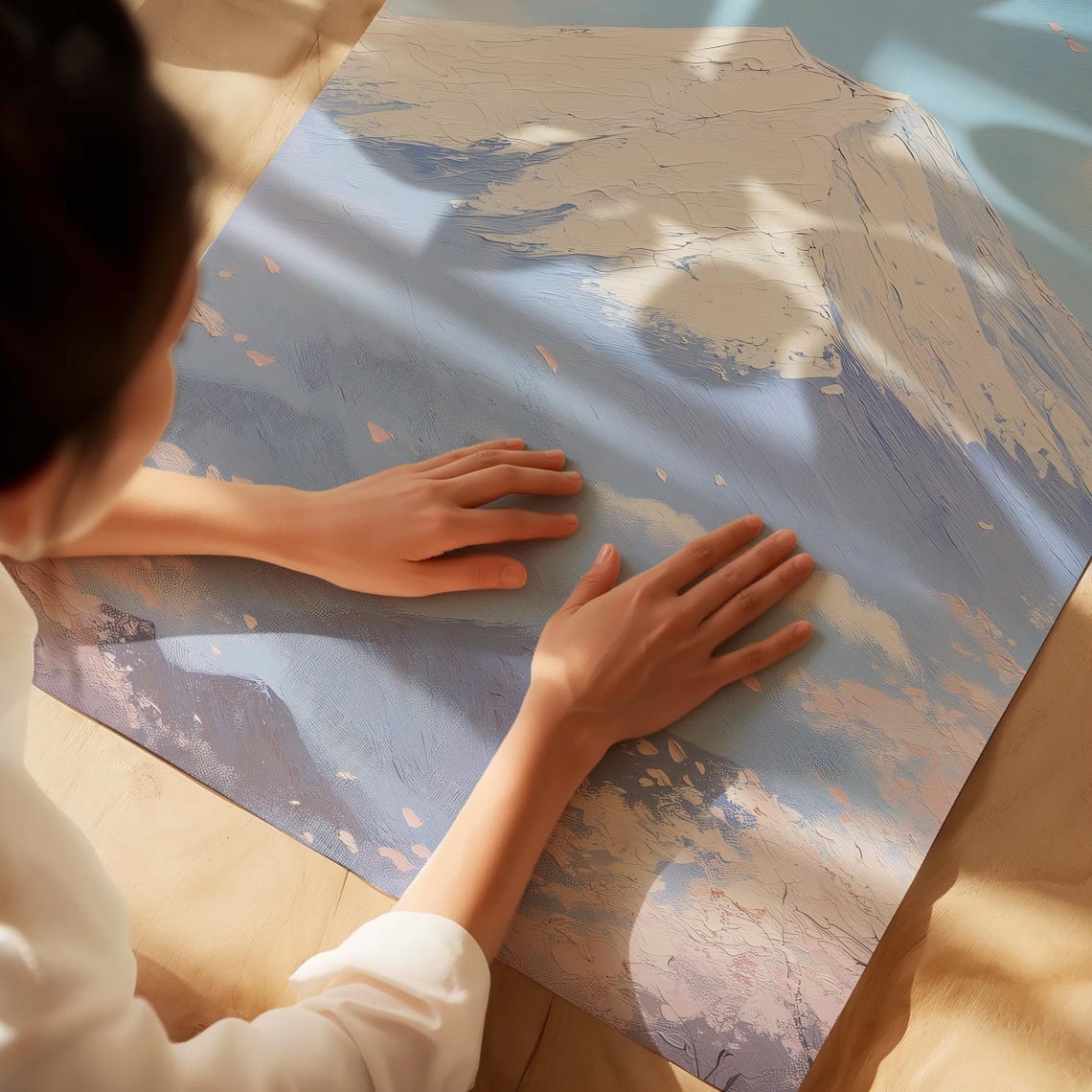 Mount Fuji Cherry Blossoms, Japan Wall Art Set of 3 Piece Landscape ...