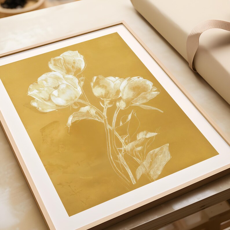 Vintage Floral Painting Set of 2 Prints, Two Prints, Gallery Wall Set ...