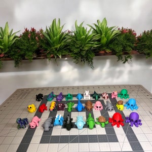 Mini Fidget Animal Party Packs | Baby Animals | Articulated Toys - Etsy