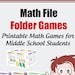 42 Printable Math Games for Middle School & Upper Elementary Students ...