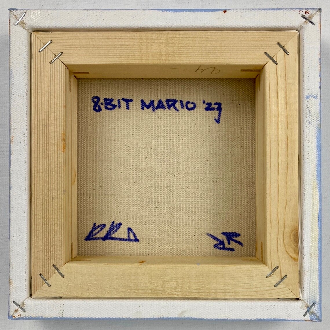 8-bit Mario Oil Painting - Etsy