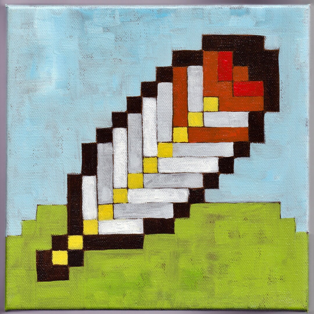 16-bit Cape Feather Oil Painting - Etsy