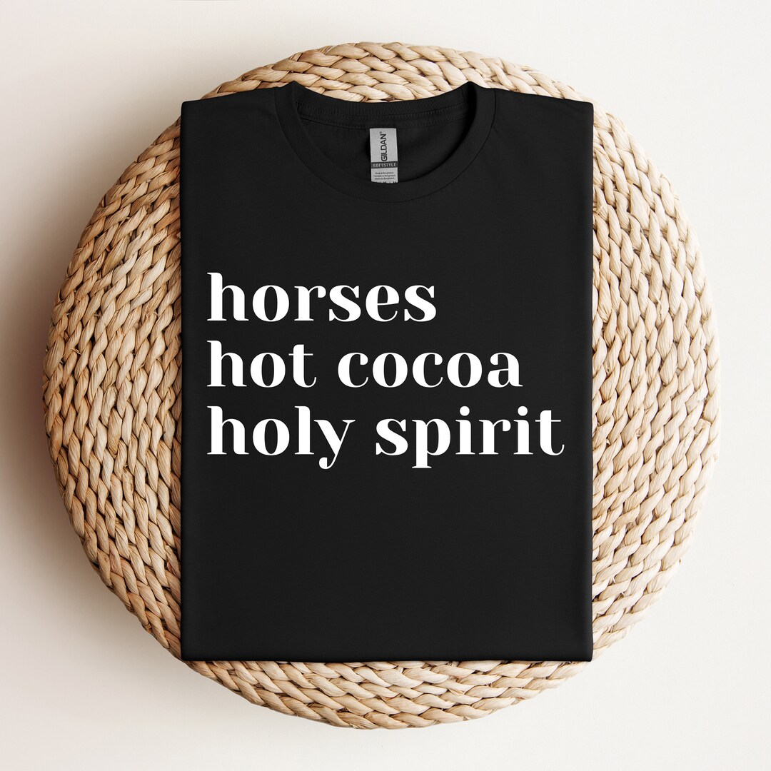 Horses Hot Cocoa Holy Spirit - Etsy