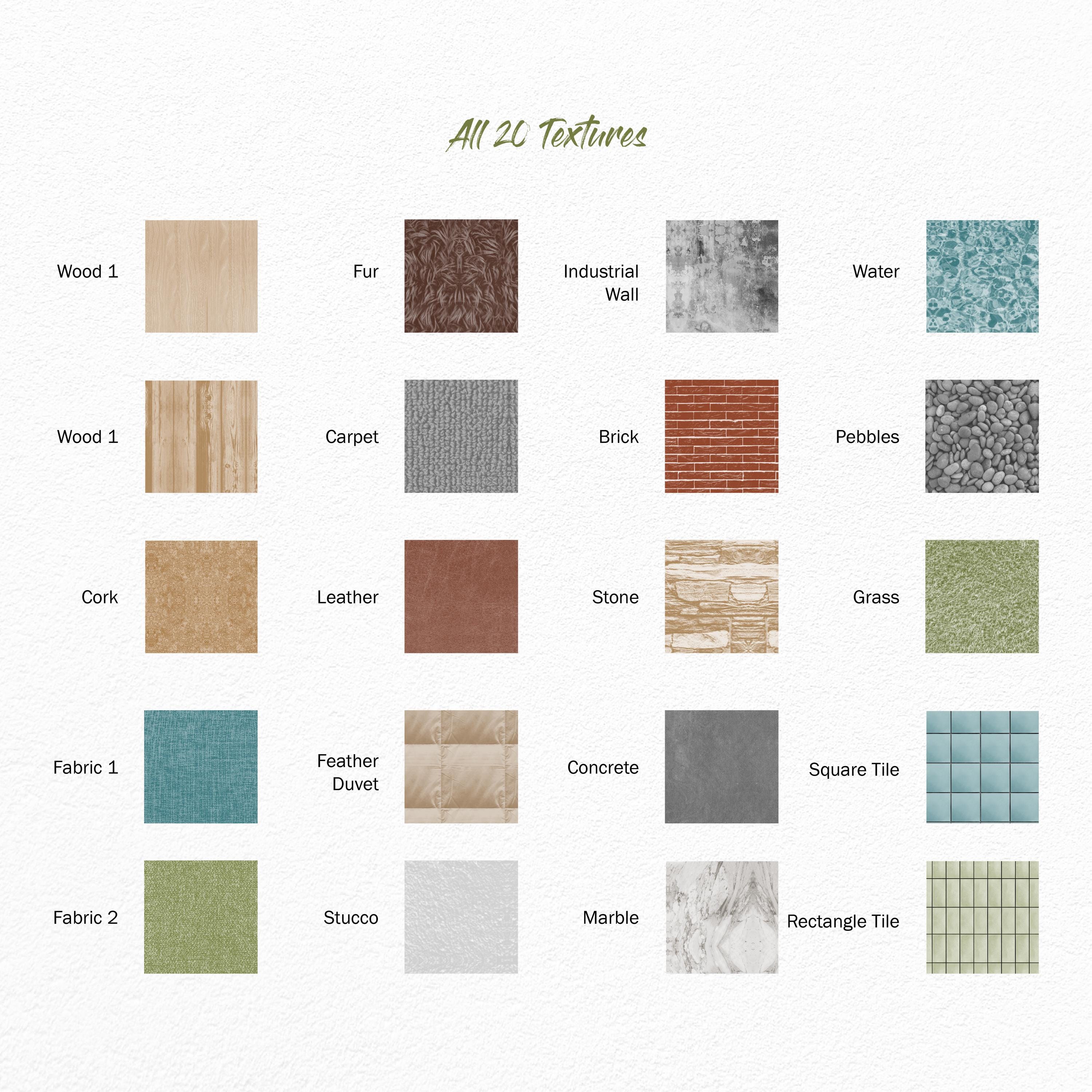 Architecture Procreate Combo Volume 4: People, Tree, Texture, Hatch, Diagram, and Vehicle ...