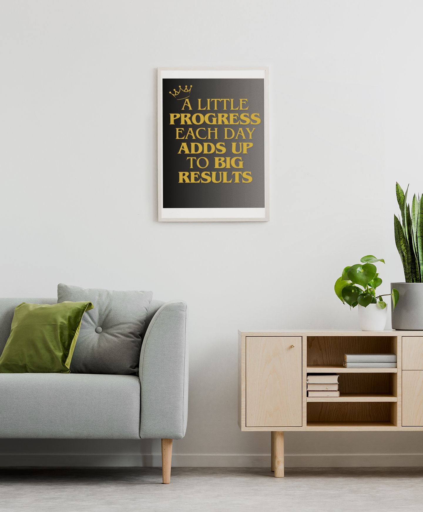A Little Progress Each Day Adds up to BIG RESULTS, Motivational Quote ...