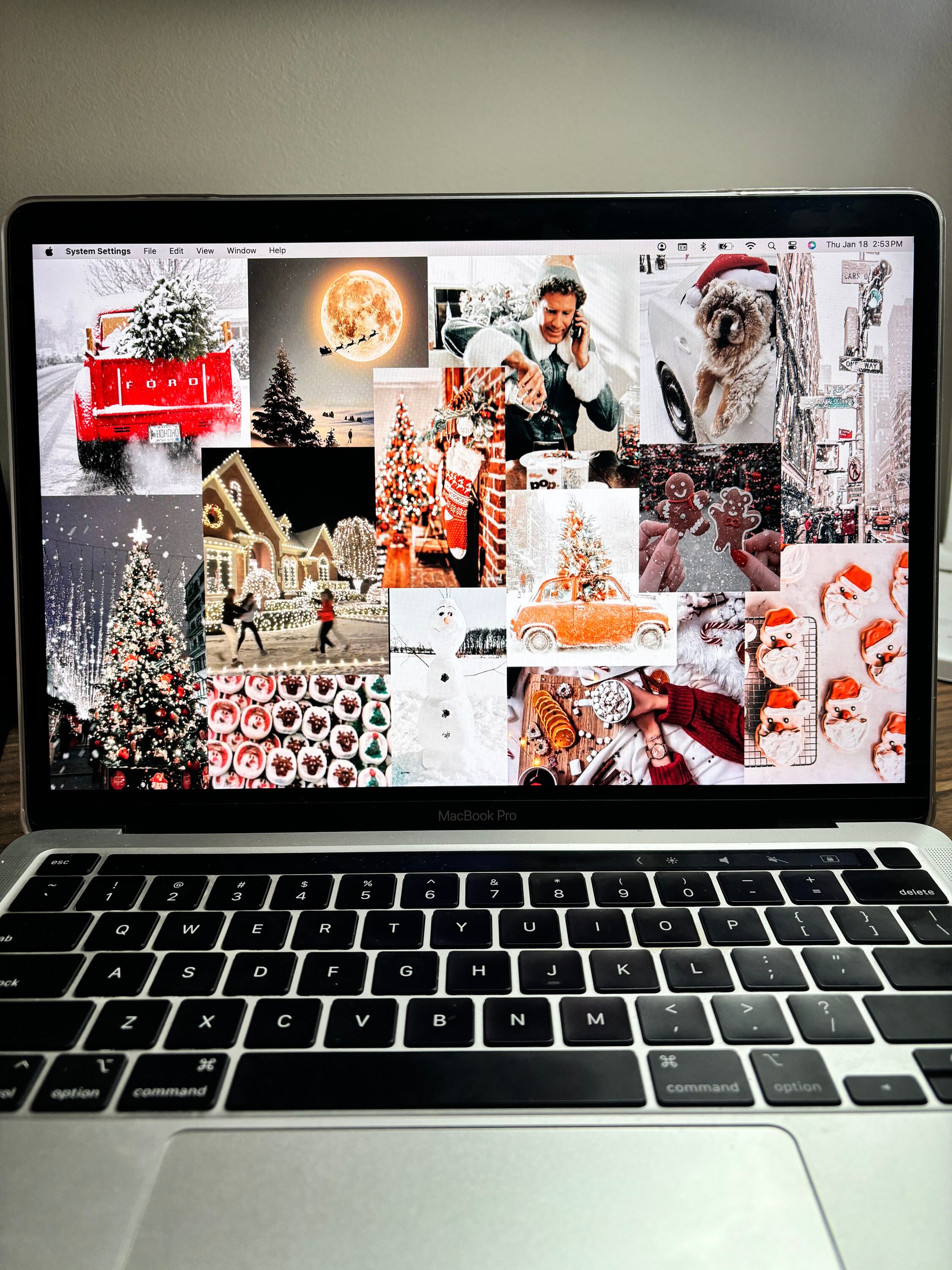 Christmas Desktop Wallpaper Collage - Etsy