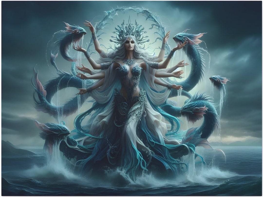 The Water Goddess Spirit Comes From the Ocean to Witness the World ...