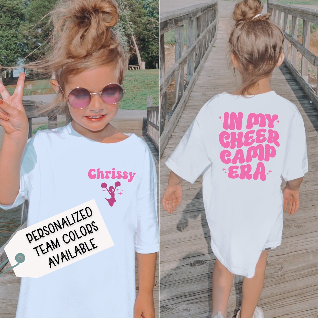 In My Cheer Camp Era Toddler T-shirt, Cheerleader Gift - Etsy