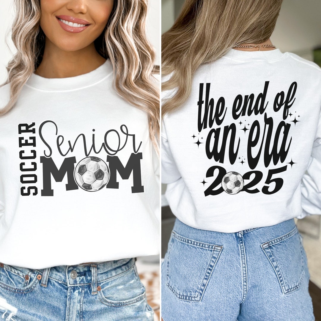 Senior Soccer Mom Sweatshirt, Senior Soccer Mom Crewneck Sweater ...