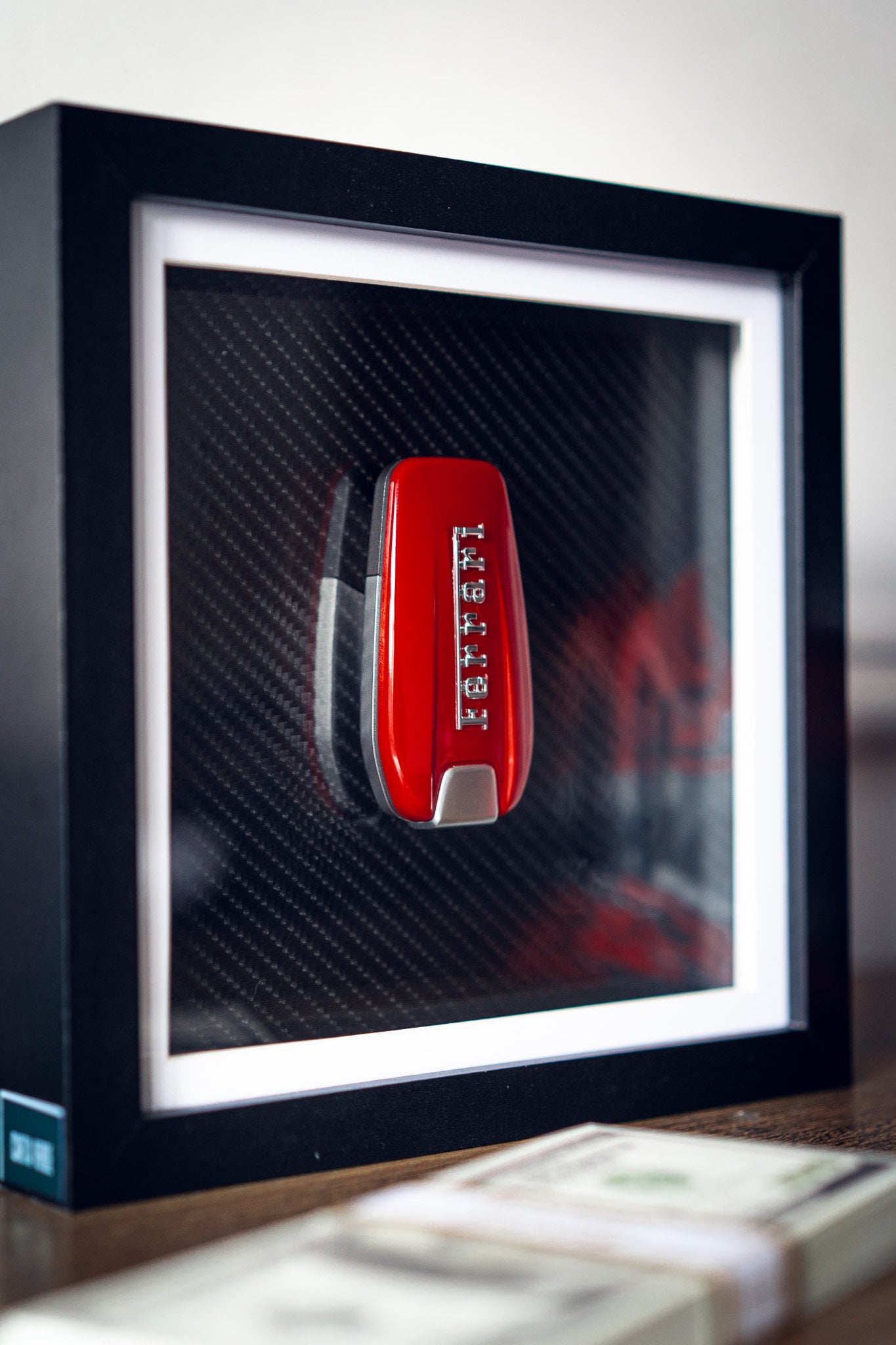 Framed Ferrari Key - Slim Frame // Wall Art // Display Decoration - Etsy