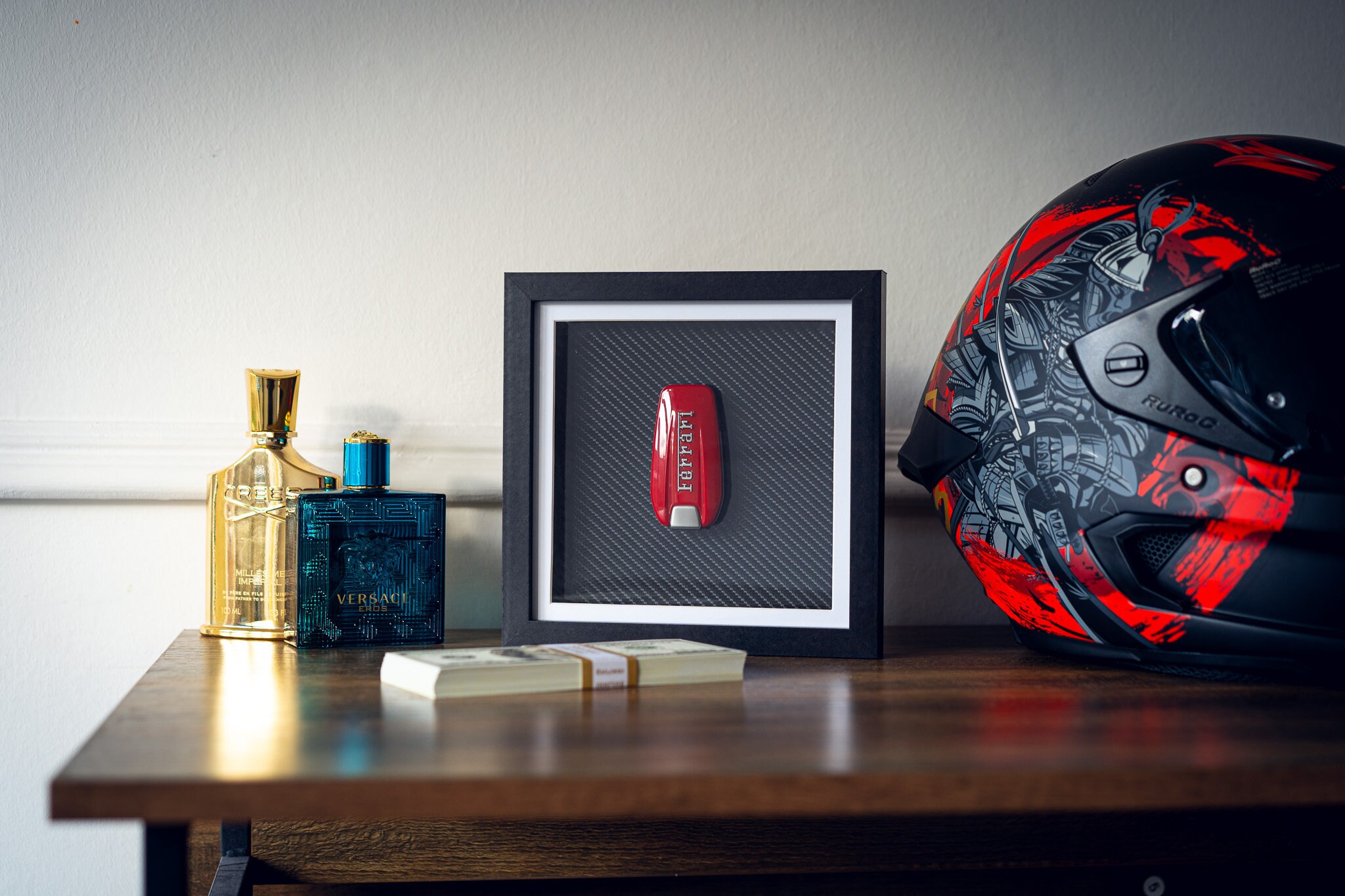 Framed Ferrari Key - Slim Frame // Wall Art // Display Decoration - Etsy