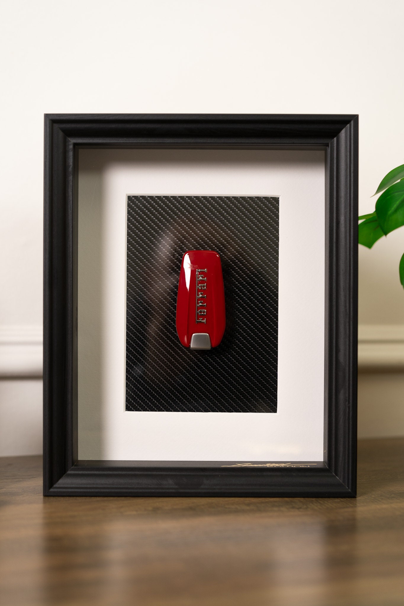 Framed Ferrari Key Slim Frame // Wall Art // Display Decoration - Etsy