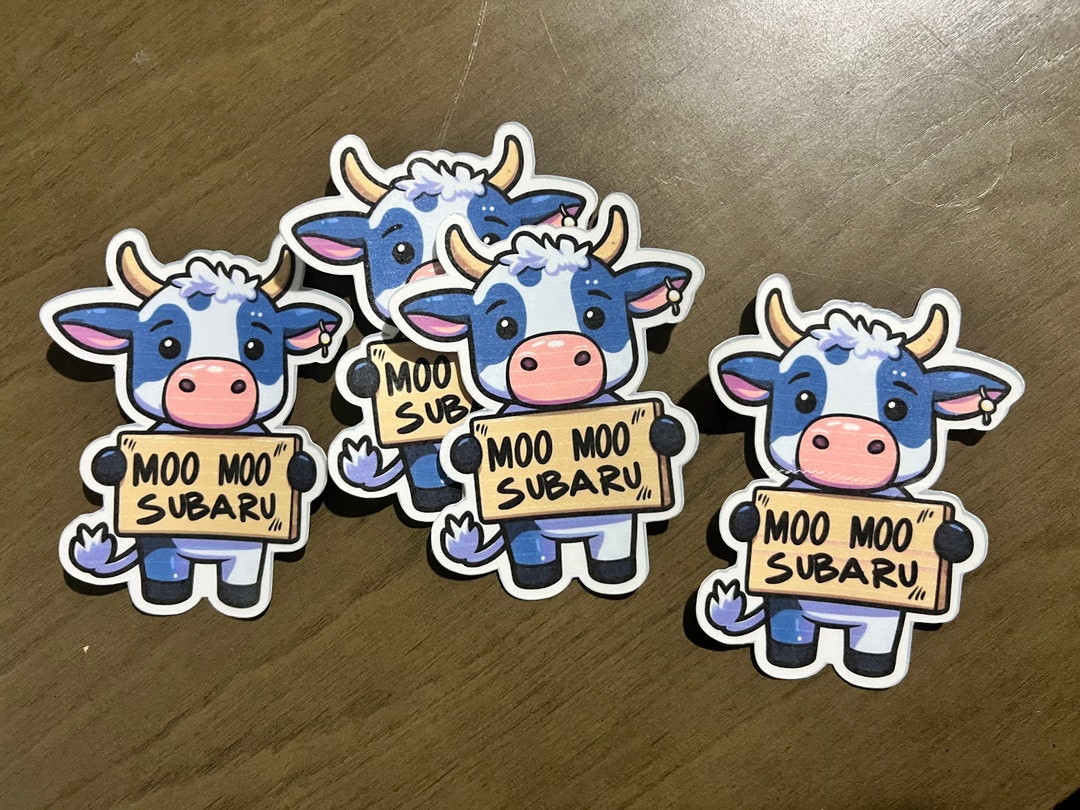 5/10/15/20 Moo Moo Subamoo Sticker Packs - Subamoo Stickers - Etsy