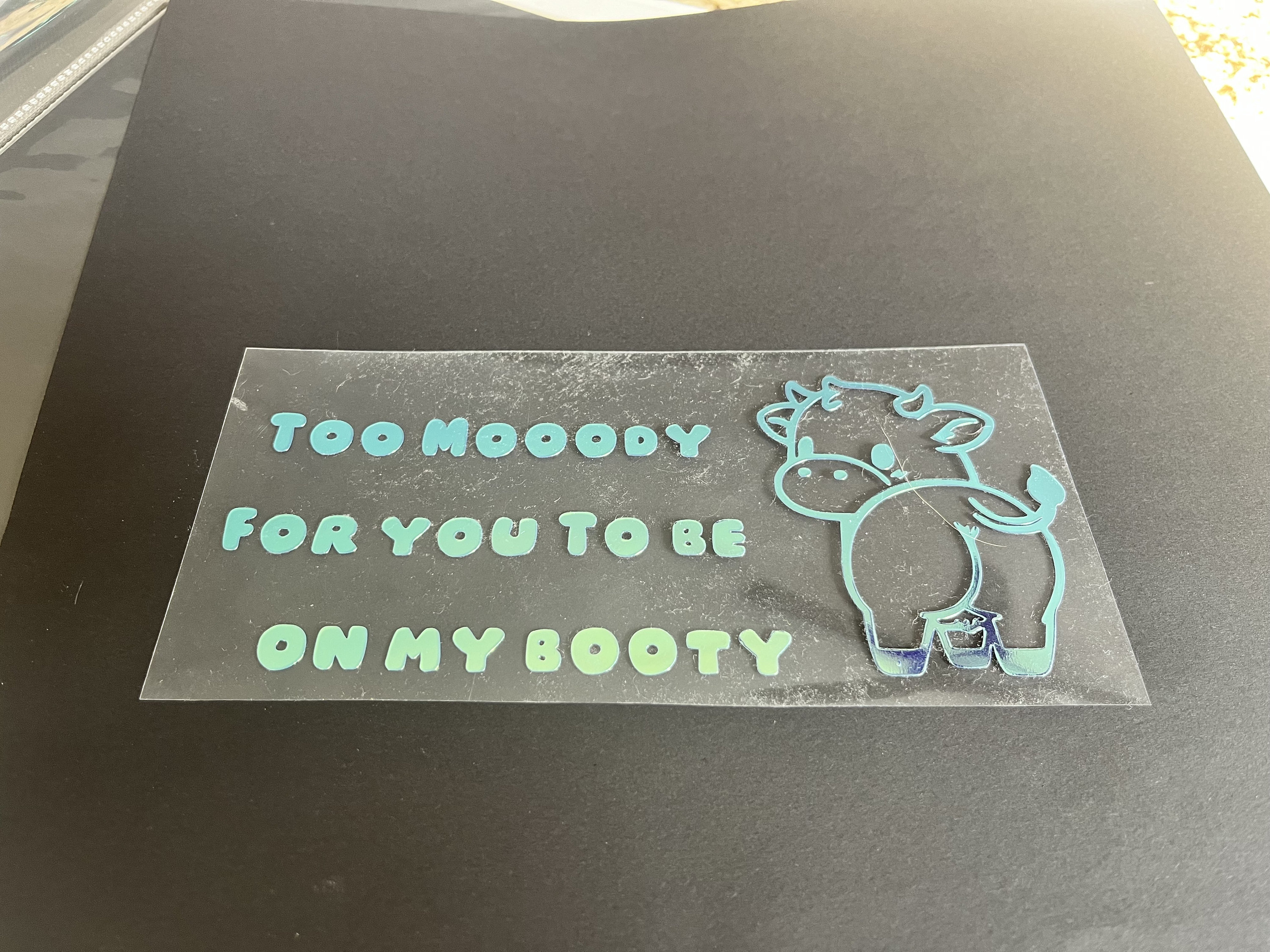 Car Decal Cow Decal Bumper Sticker - Etsy