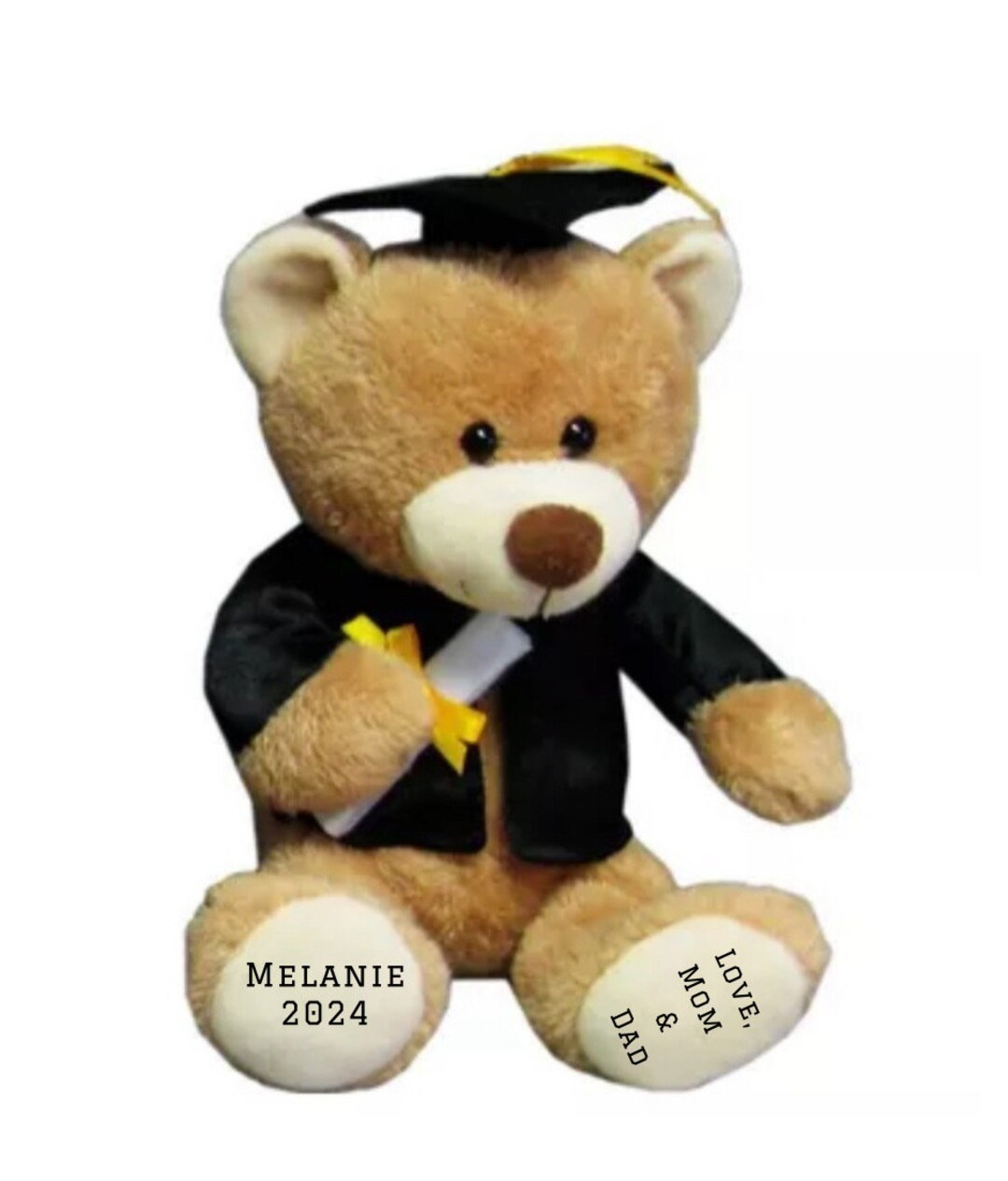 7.5 Personalized Graduation Bear Graduation Gift Plush - Etsy