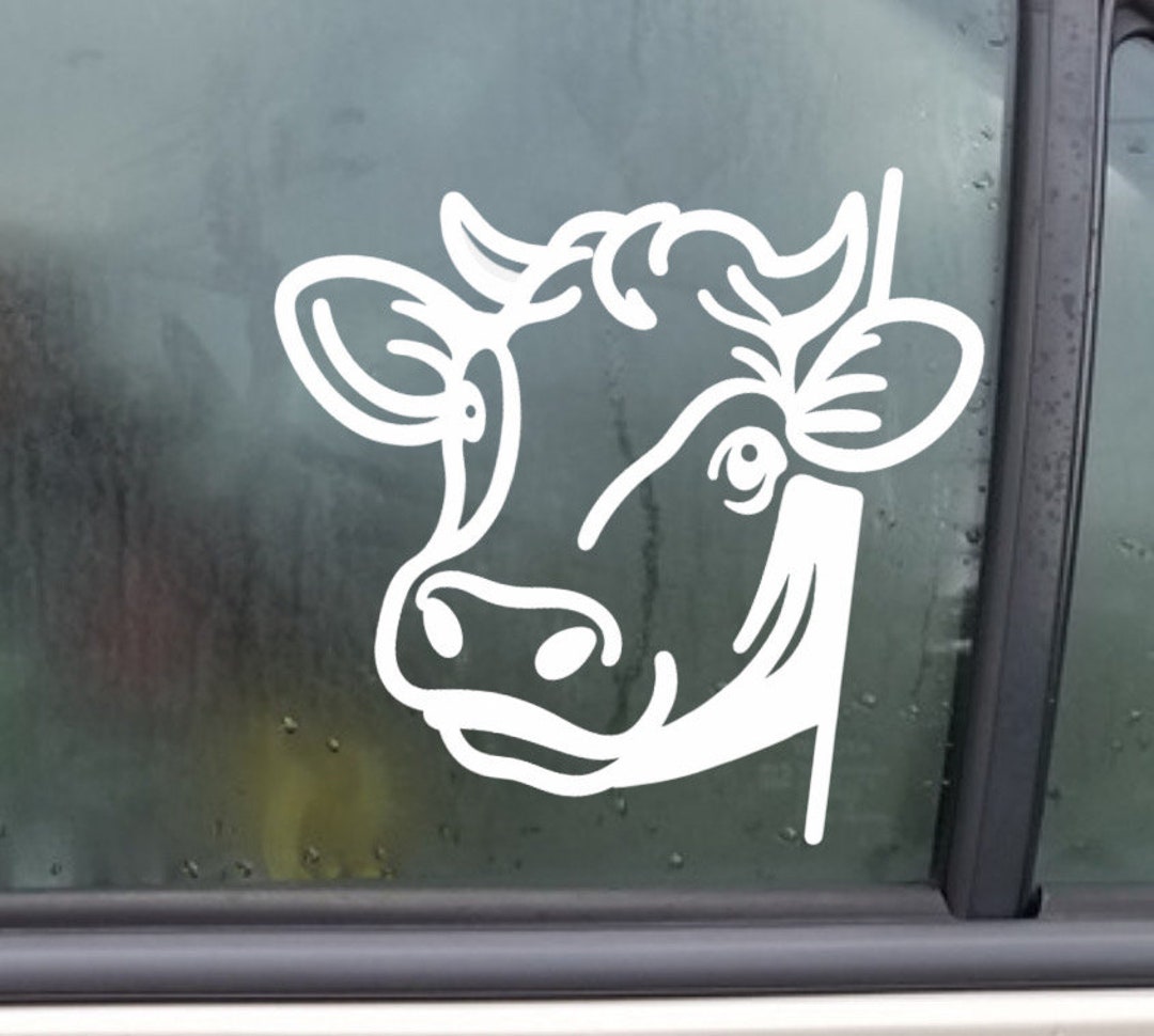 Cow Decal - Car Decal - Bumper Sticker - Subamoo Decals - Moo Moo ...