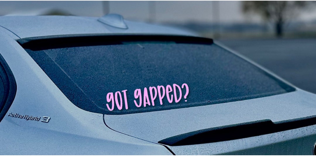 Got Gapped Vinyl Car Decal - Etsy