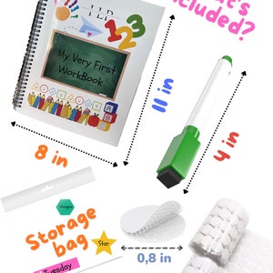 Montessori Toys Busy Book for Kids 2 up to 5 Years Old Homeschool ...
