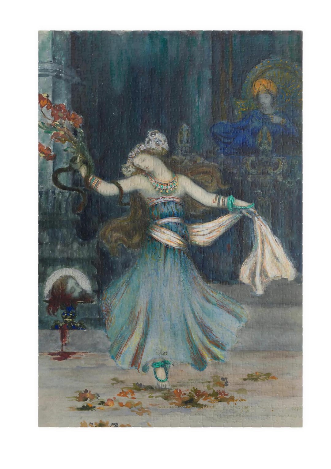 Fine Art Jigsaw Puzzle & Wall Print Puzzle, Salomé Dancing Before the ...