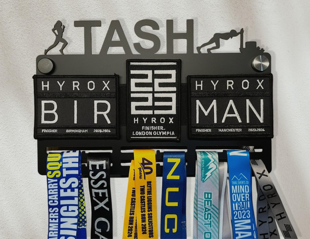 Event Medal and Hyrox Patch Display - Etsy