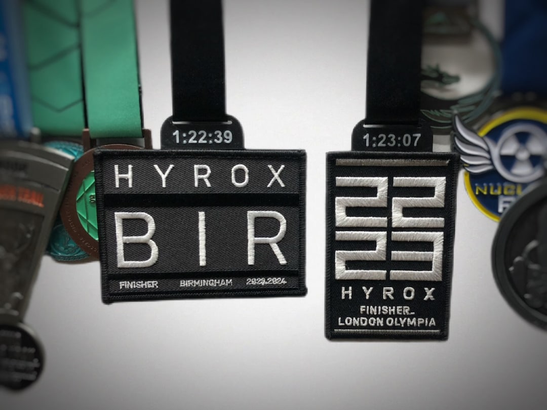Hyrox Attach-a-patch - Hang Your Hyrox Patch With Optional Time or Text ...