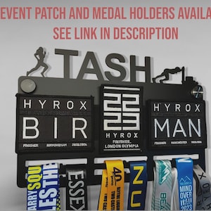 Hyrox Attach-a-patch - Hang Your Hyrox Patch With Optional Time or Text ...