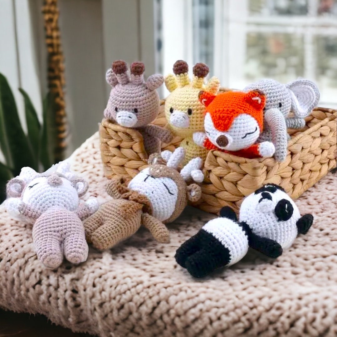 Emotional Support Crochet Animal Plushie | Finished Product, Cute ...