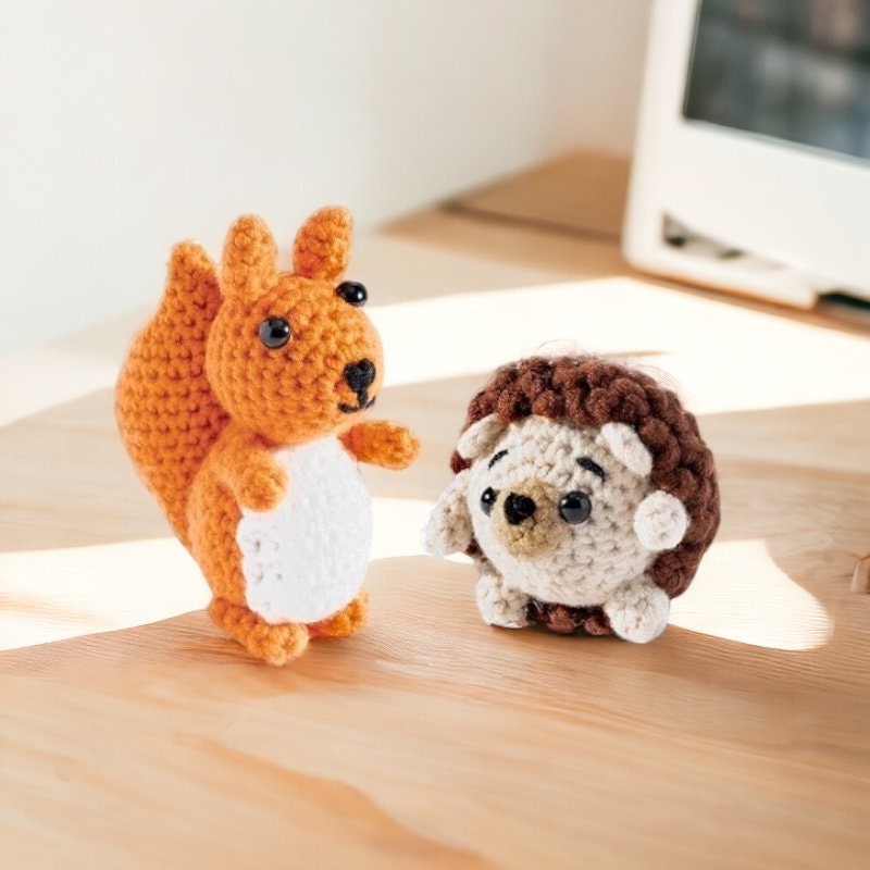 DIY Forest Animal Crochet Kit for Beginners, Step-by-step Video ...