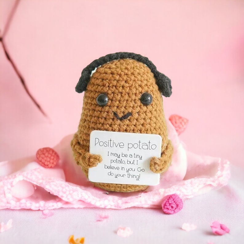 Emotional Support Crochet Potato Plushie | Finished Product, DIY ...