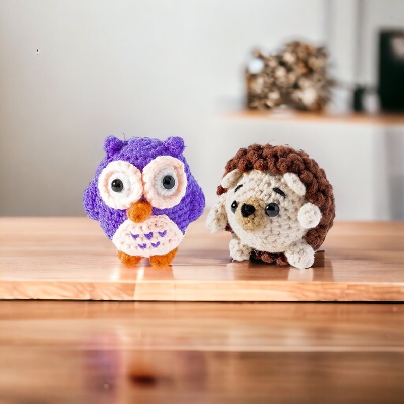 DIY Forest Animal Crochet Kit for Beginners, Step-by-step Video ...